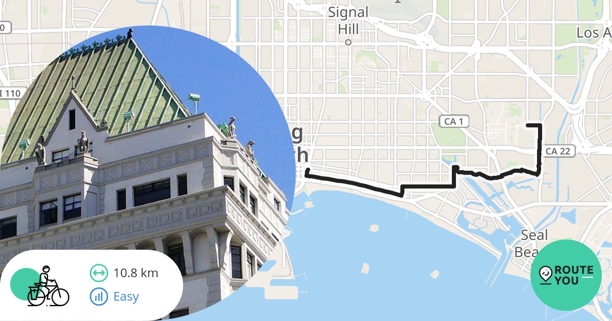 Long Beach Bicycle Route 10 - Recreational cycle route | RouteYou