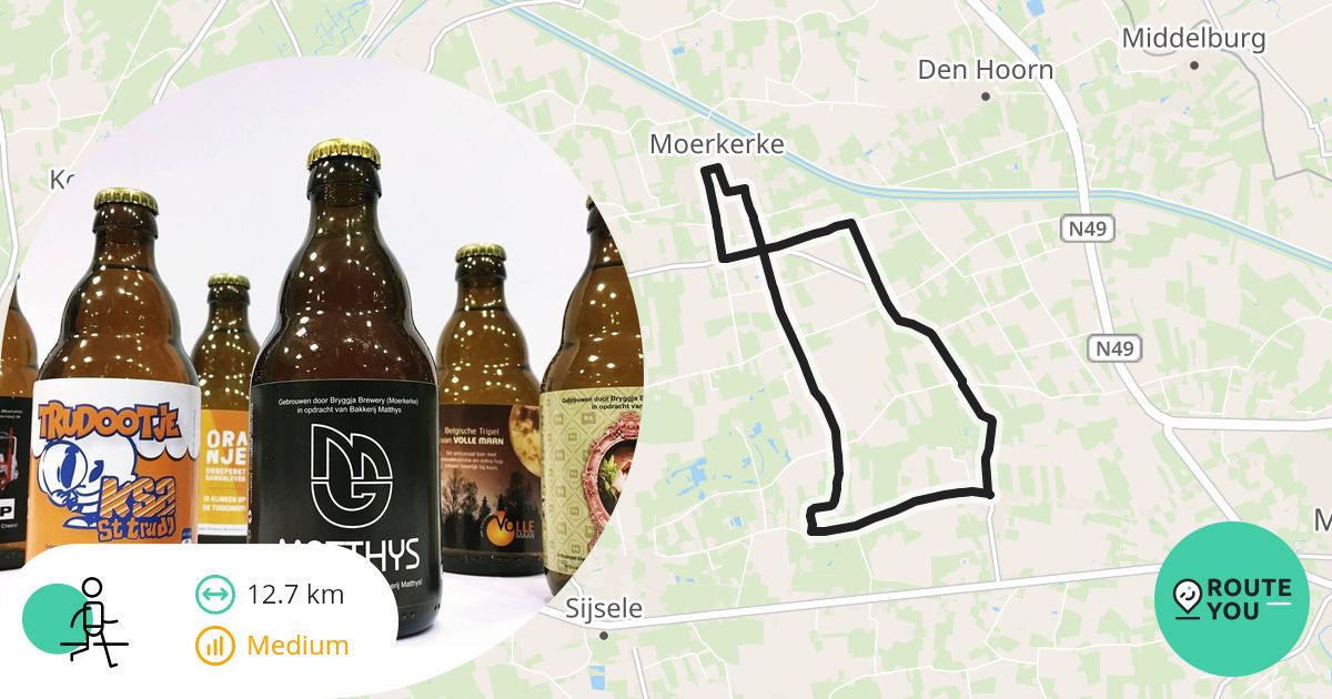 Wandelen tussen Donk (Maldegem) en Moerkerke - Wandelroute | RouteYou