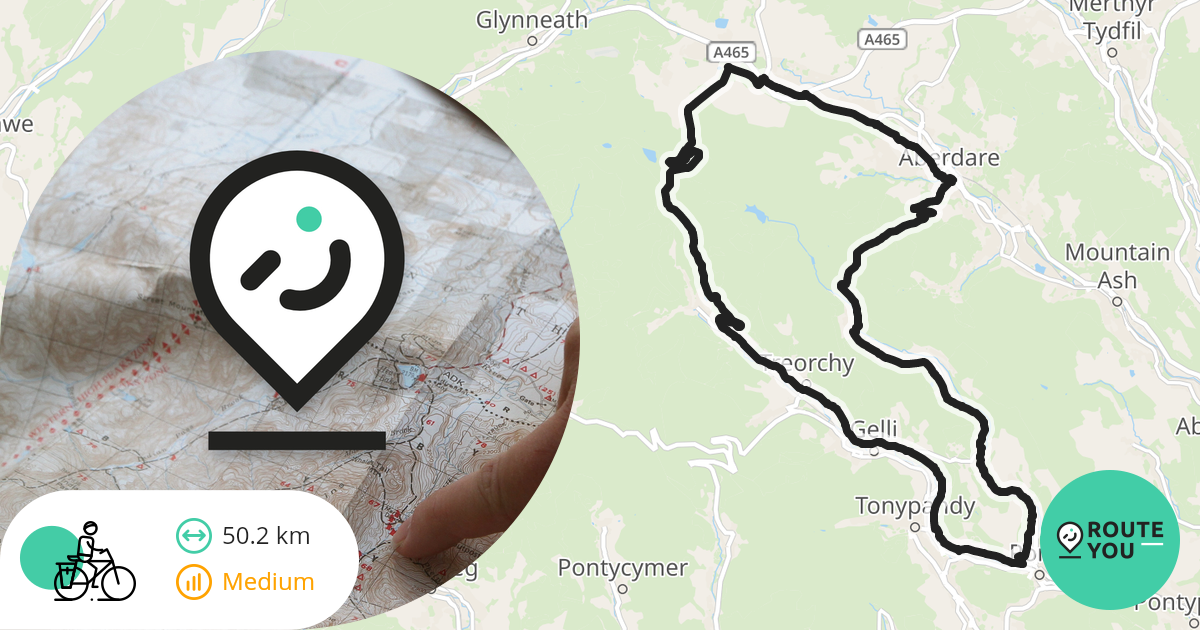 Rhigos - Aberdare Mountains - Cycle route | RouteYou