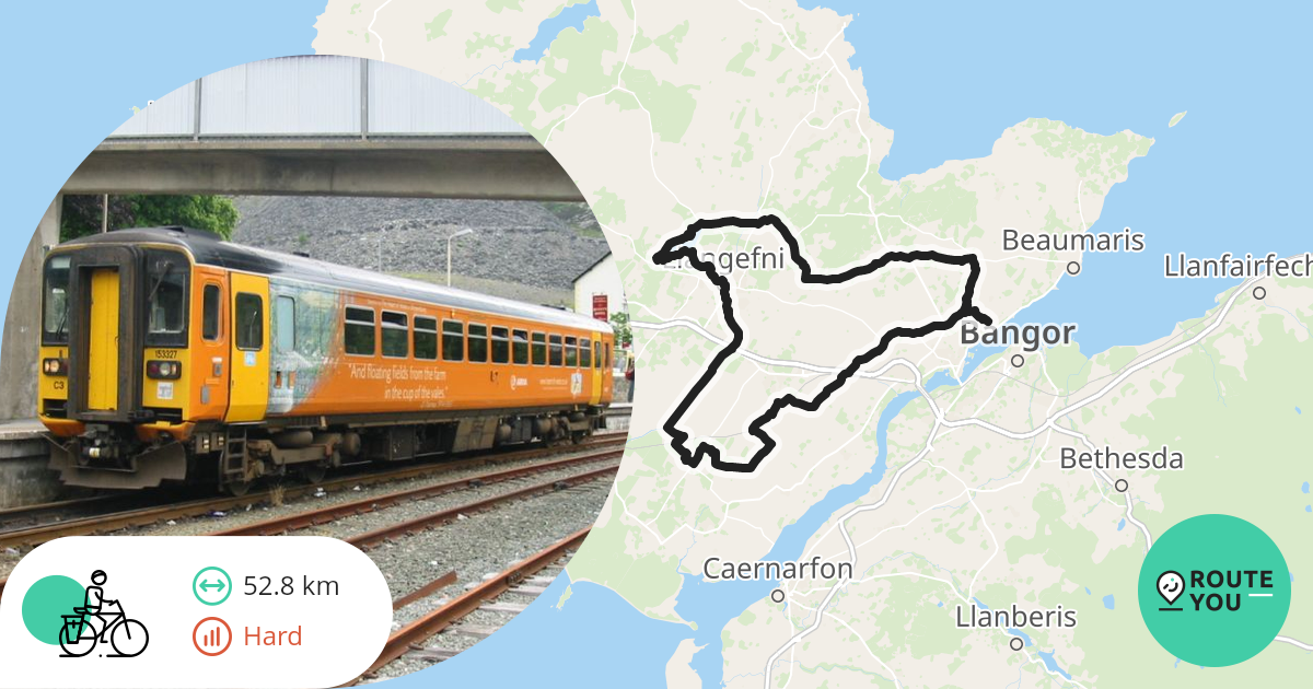 Llandegfan Llyn Cefni Loop 34m - Recreational cycle route | RouteYou