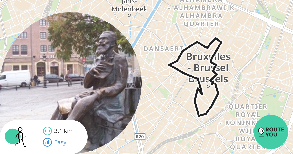Cats and Dogs in Brussels - Walking route | RouteYou