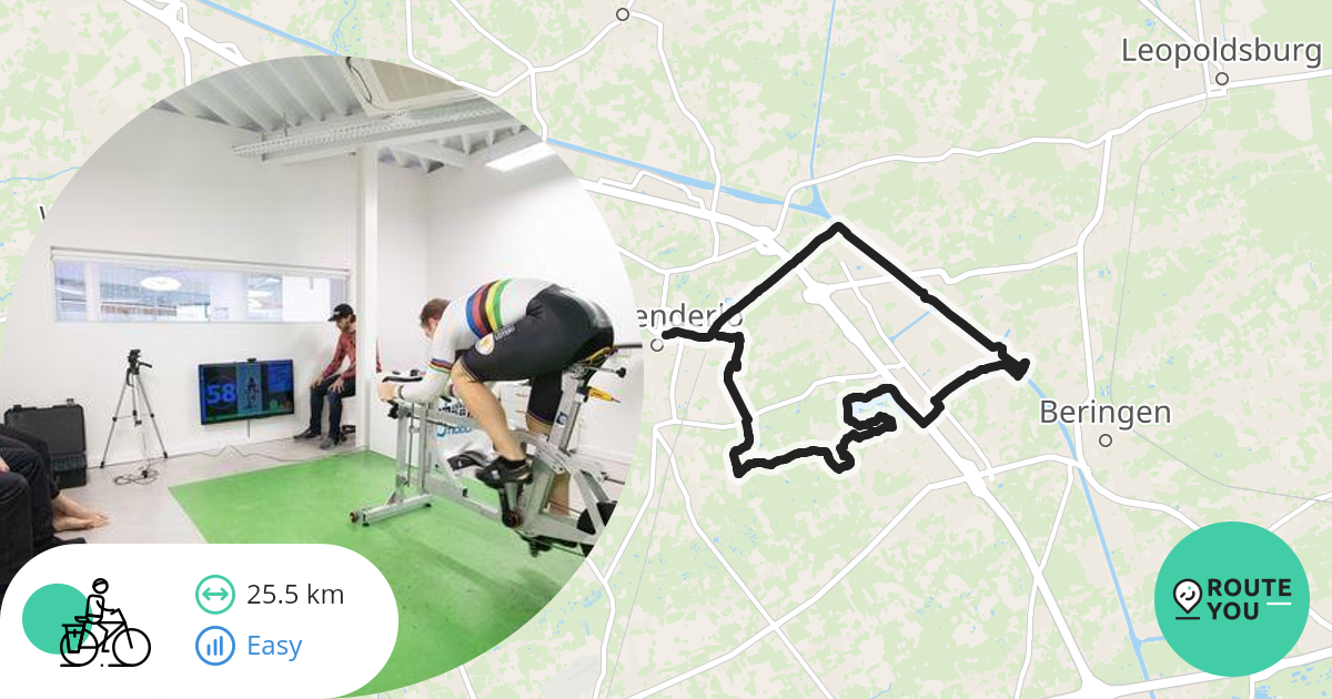 Tessenderlo - Paal - Tessenderlo - Recreatieve fietsroute | RouteYou