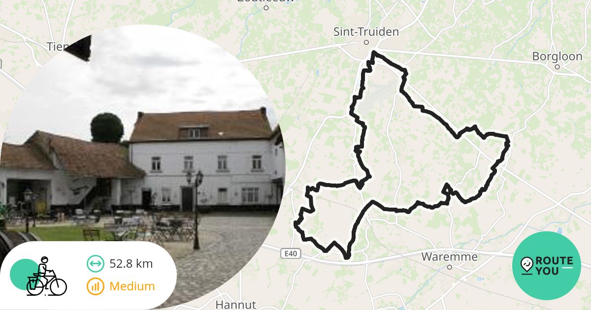 Kerkom-St-Truiden-Heers - Recreatieve fietsroute | RouteYou