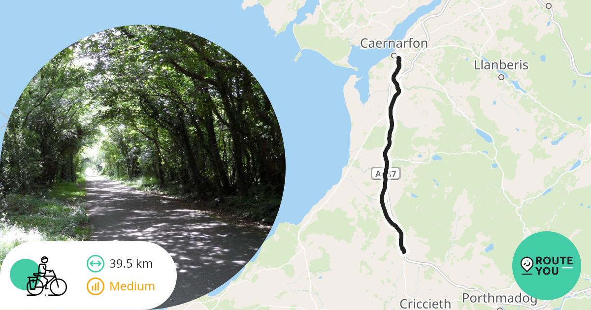 Lon Las Eifion to Bryncir Garden Centre and return 25m - Recreational ...