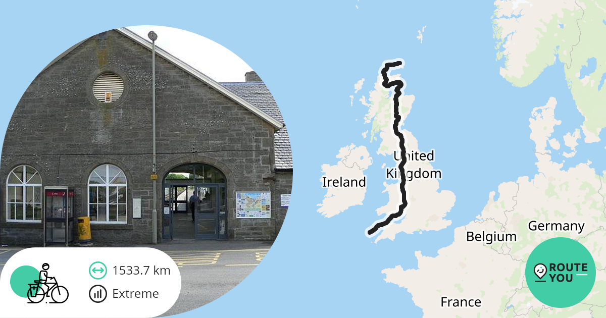 JoGLE Cycle Britain Route - End 2 End - Cycle route | RouteYou