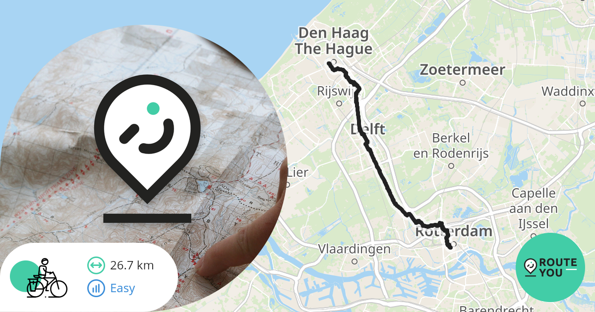 den haag - rotterdam - Fietsroute | RouteYou
