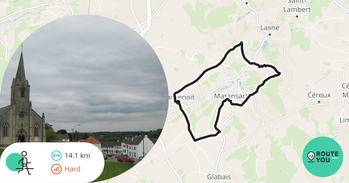 Plancenoit (Waterloo) - Wandelroute | RouteYou