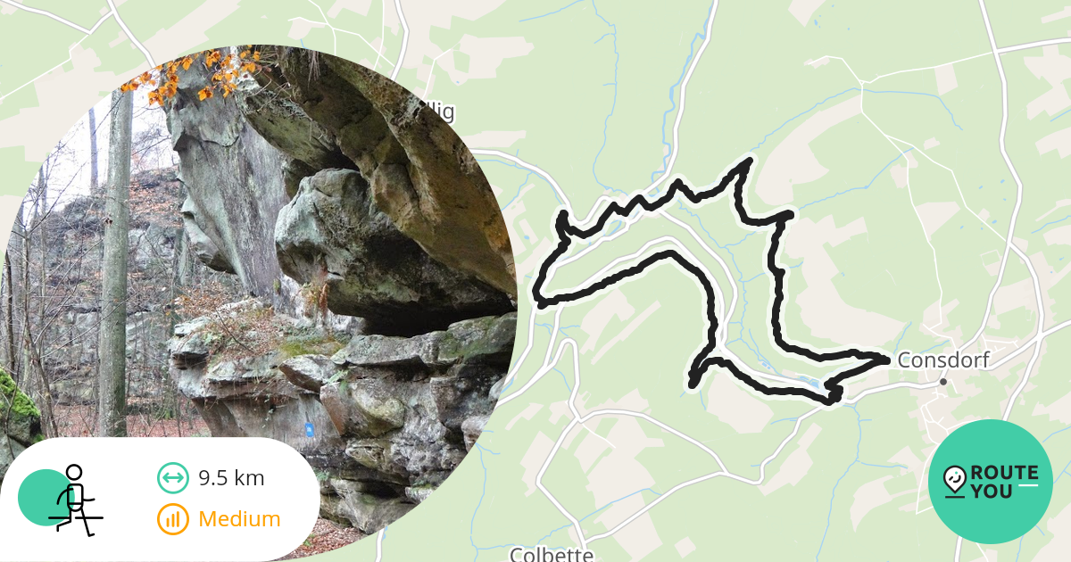 Auto-pédestre Consdorf-Mullerthal - Wandelroute | RouteYou