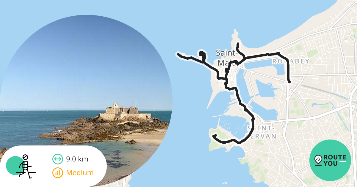 Promenade à Saint-Malo - Itinéraire de randonnée récréative | RouteYou