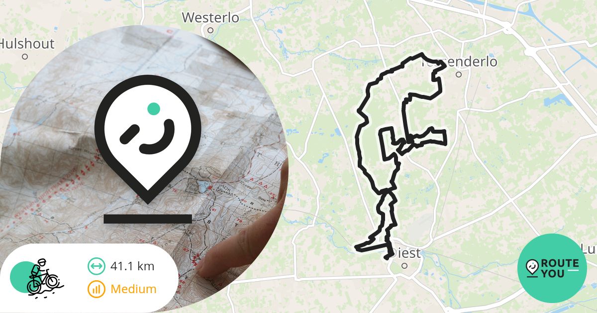 MTB Tessenderlo vanuit Diest - Mountainbikeroute | RouteYou