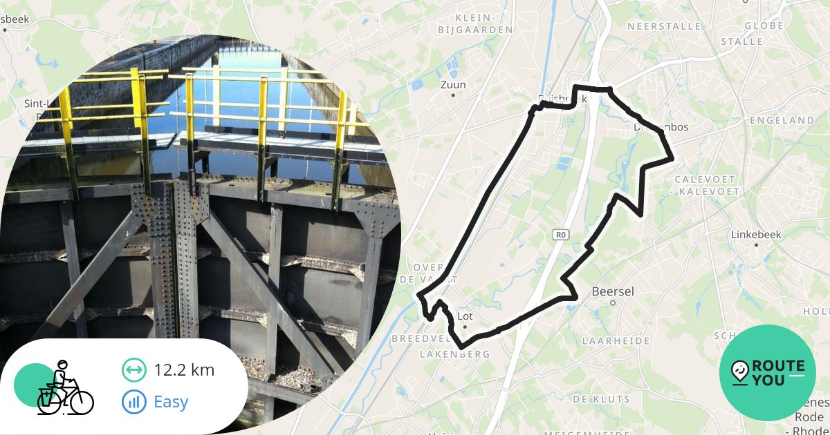 Fietstocht langs het kasteel van Beersel en langs de Zennebeemden in ...
