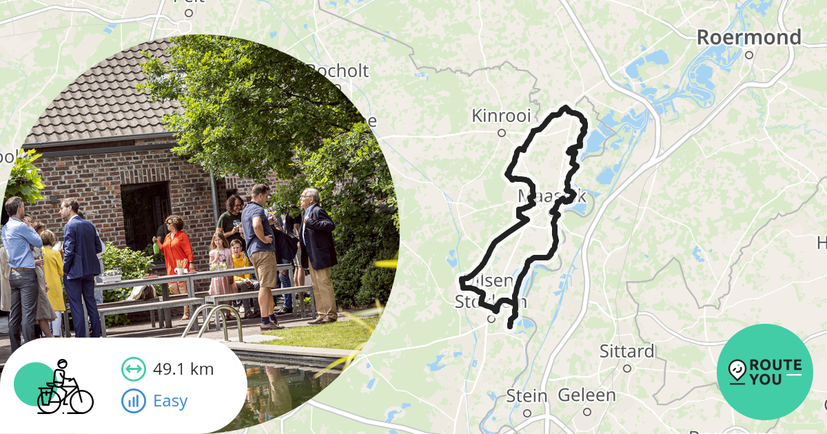 Langs de oevers van de Maas - Fietsroute | RouteYou