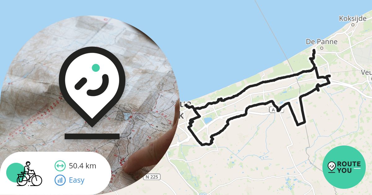 LA PANNE - BRAY DUNES - ADINKERKE - LA PANNE - Itinéraire à vélo | RouteYou