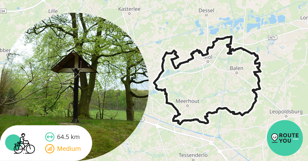 Achterbos - Recreatieve fietsroute | RouteYou