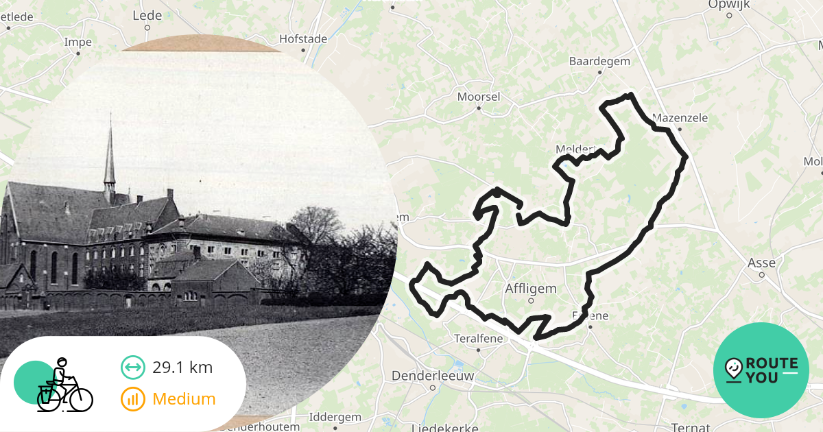 Abdij van Affligem Fietsroute - Recreatieve fietsroute | RouteYou