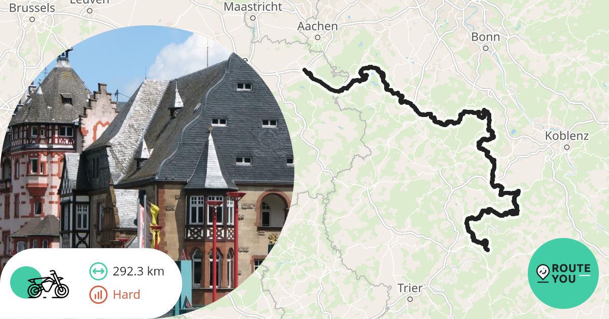 Moezel_Eifel_Oostkantons - Tourenmotorrad-Route | RouteYou