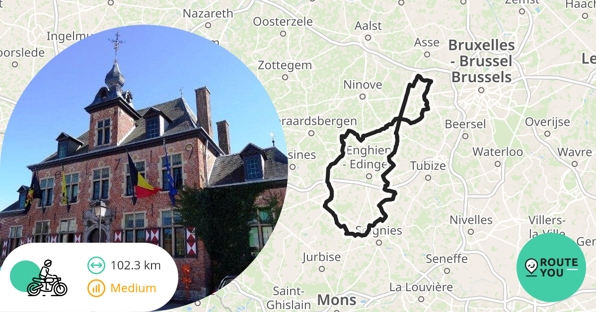 De Zennevallei, Henegouwen en 't Pajottenland 105 km - Motorroute ...