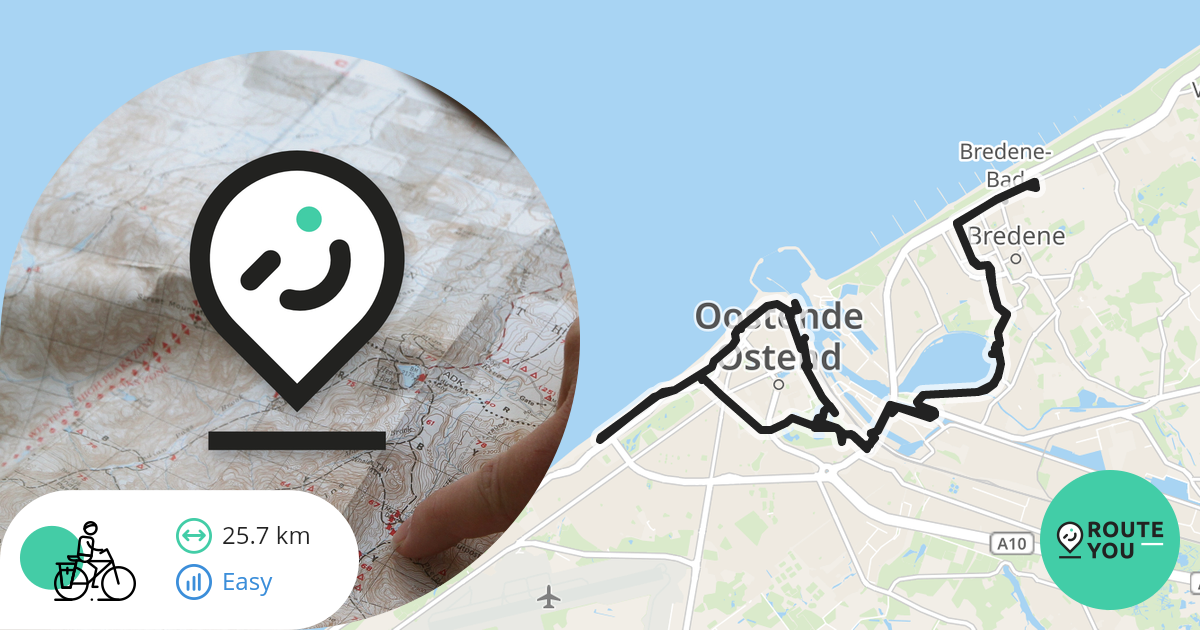 Bredene Oostende - Fietsroute | RouteYou