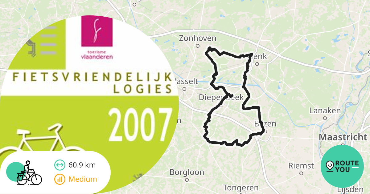 Fietsvriendelijke route rondom 't Zwin - Recreatieve fietsroute | RouteYou