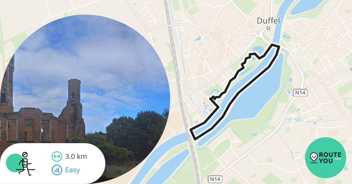 Wandelrondje Nete en park langs natuurrijk Duffel (3km) - Recreatieve ...