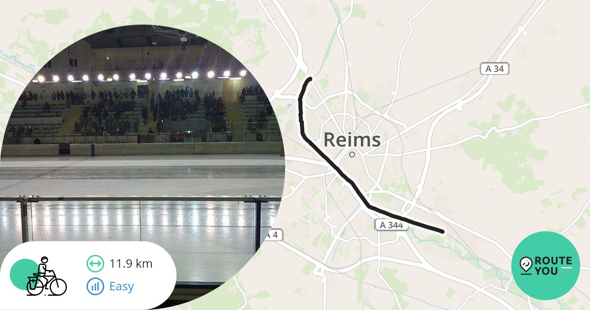 Voie verte Coulée Verte de Reims - Balade à vélo | RouteYou