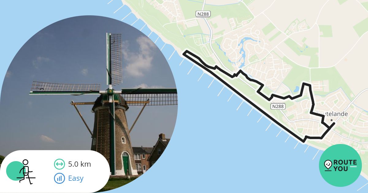 Zoutelande 5km - Wandelroute | RouteYou