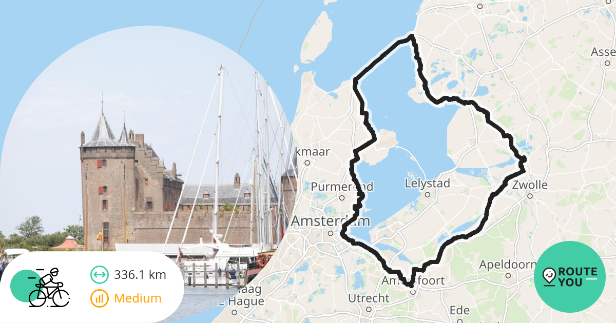 Rondje Ijsselmeer Compleet - Racefietsroute | RouteYou