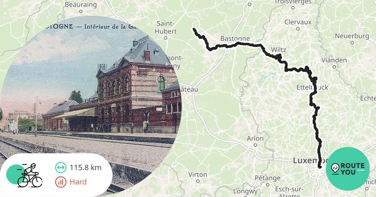 Venetië Rit 3: Lavacherie-Luxemburg - Racefietsroute | RouteYou