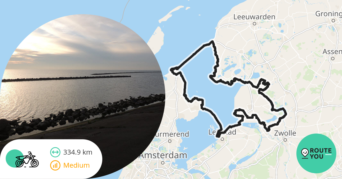 Rondom_IJsselmeer - Toermotorroute | RouteYou