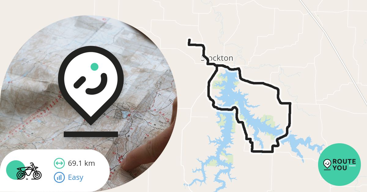 Lake Stockton - Touring motorcycle route | RouteYou