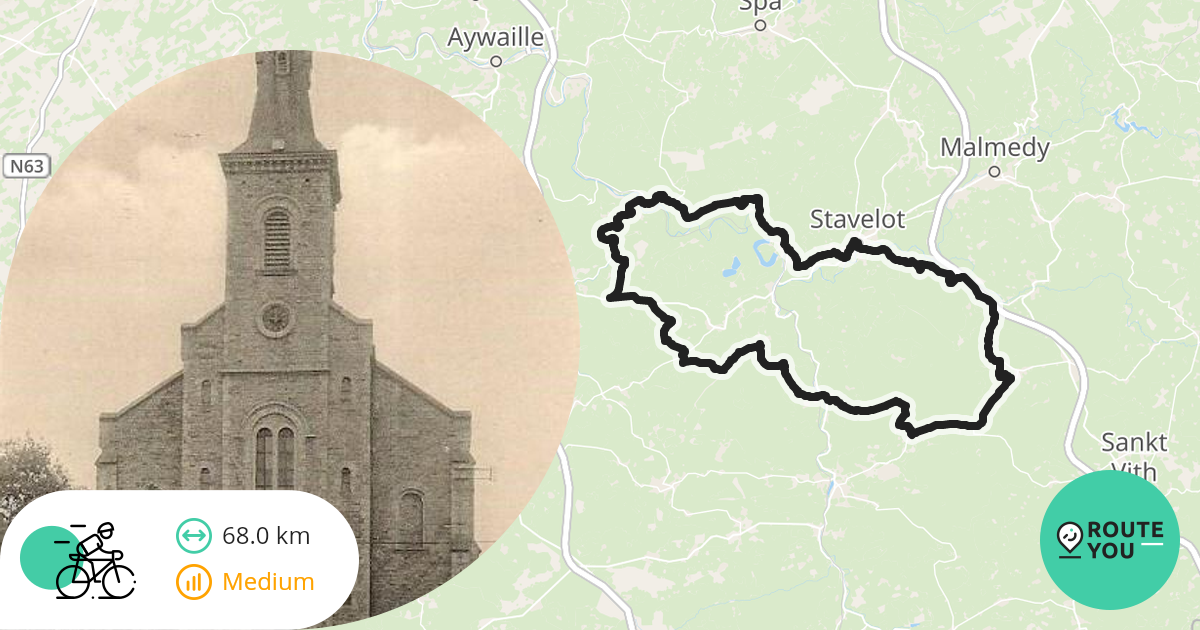 Le top ride de la Coté la Gleize - Parcours de vélo de route | RouteYou