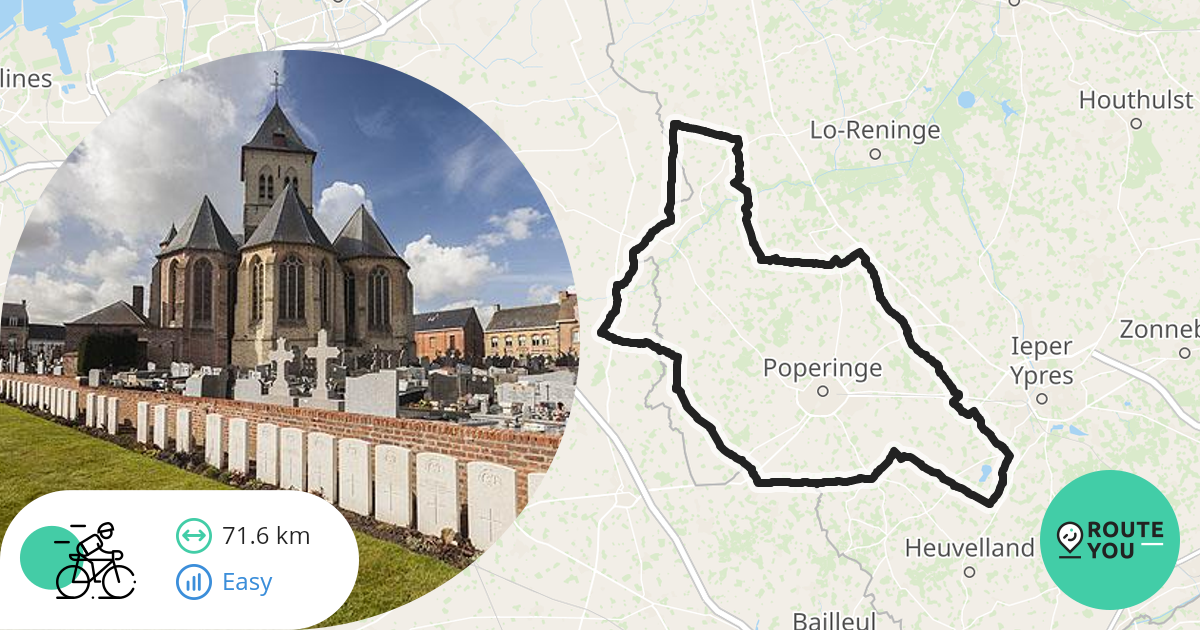 Base aérienne de Coxyde - Parcours de vélo de route | RouteYou