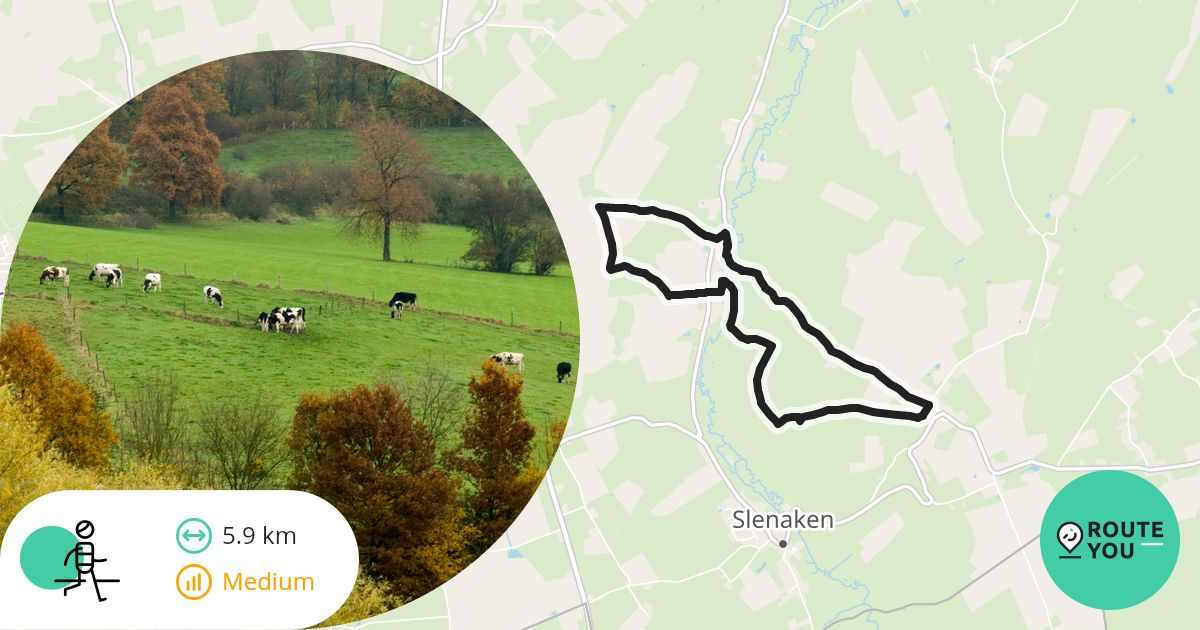 Wandelroute Gulpen-Wittem - Klimmen en dalen bij Heijenrath ...