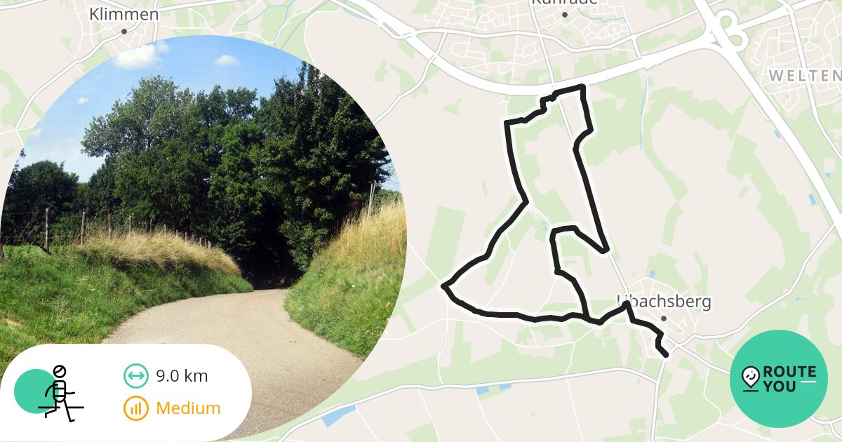 Wandelroute Voerendaal - Rondje Ubachsberg - Recreatieve wandelroute ...