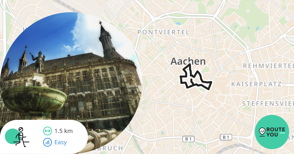 Wandelroute - Historische stadswandeling Aken - Recreatieve wandelroute ...
