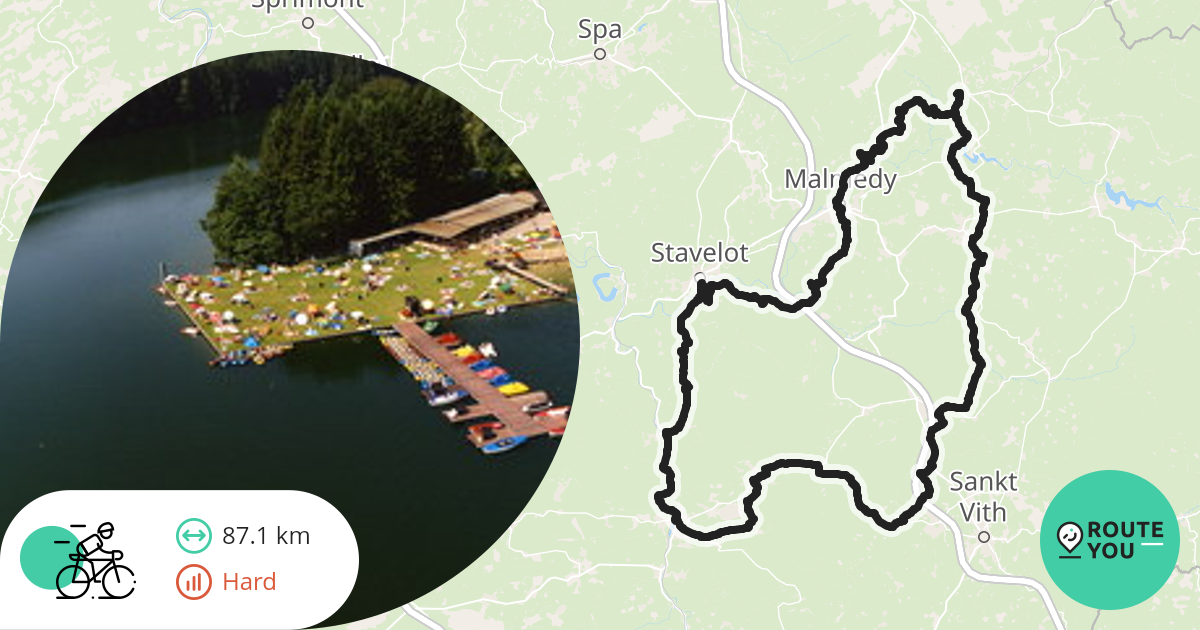 Ovifat-Vielsalm-Stavelot-Malmedy-Ovifat - Racefietsroute | RouteYou