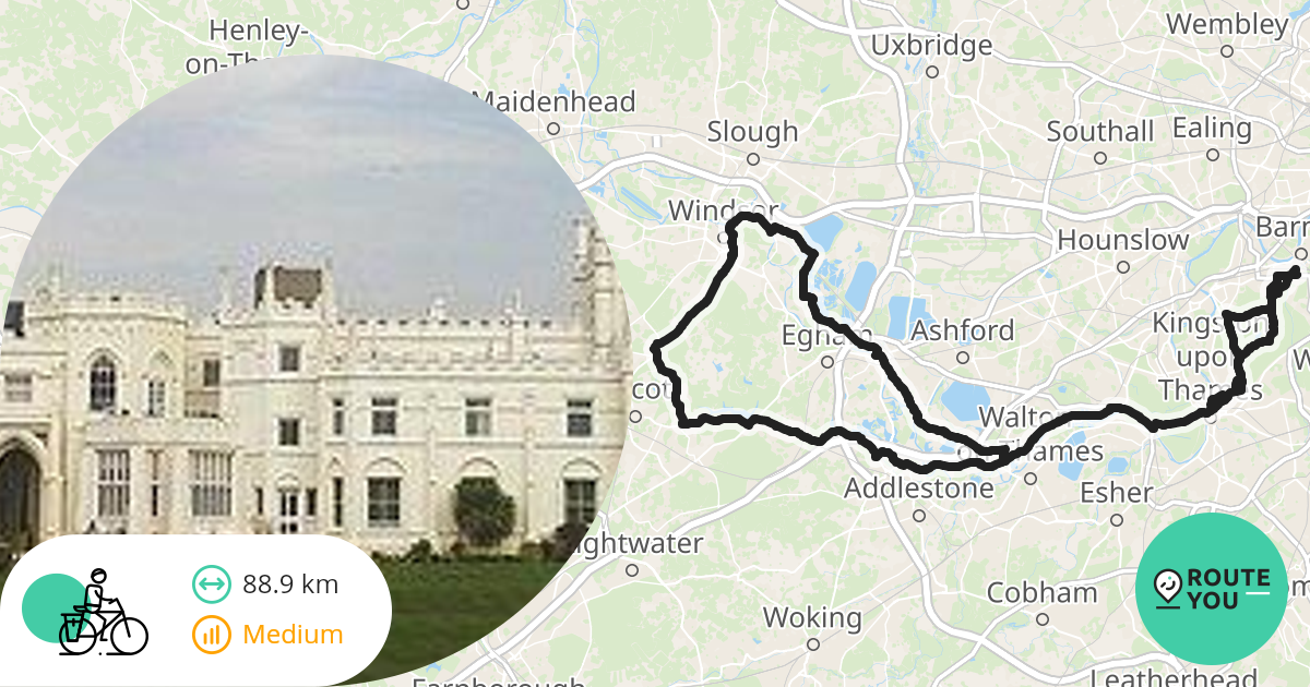 Richmond to Windsor - Cycle route | RouteYou