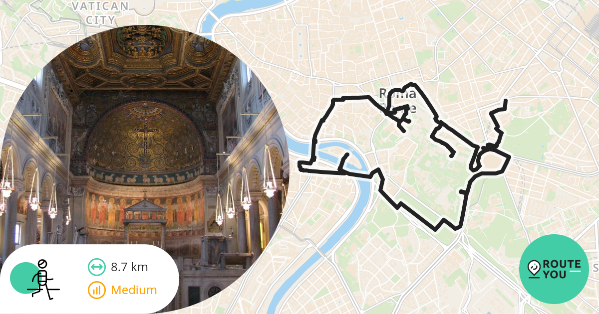 Rome dag 3: Stadswandeling oud Rome - Recreatieve wandelroute | RouteYou