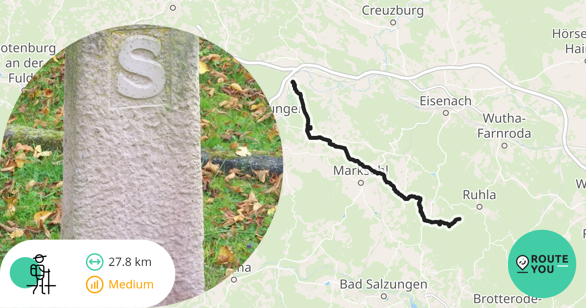 Sallmannshäuser Rennsteig - Hikingroute | RouteYou
