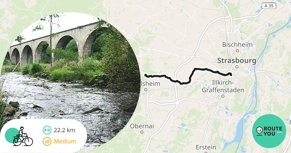 IC12 Canal de la Bruche - Balade à vélo | RouteYou