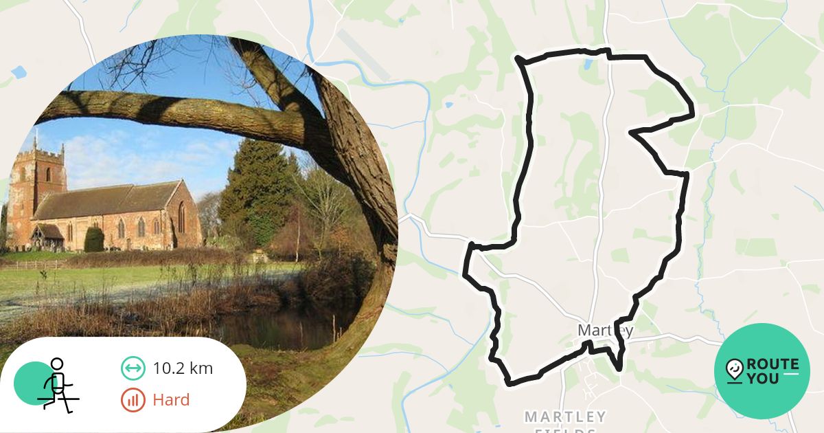 Martley Circular Walk - Walking route | RouteYou