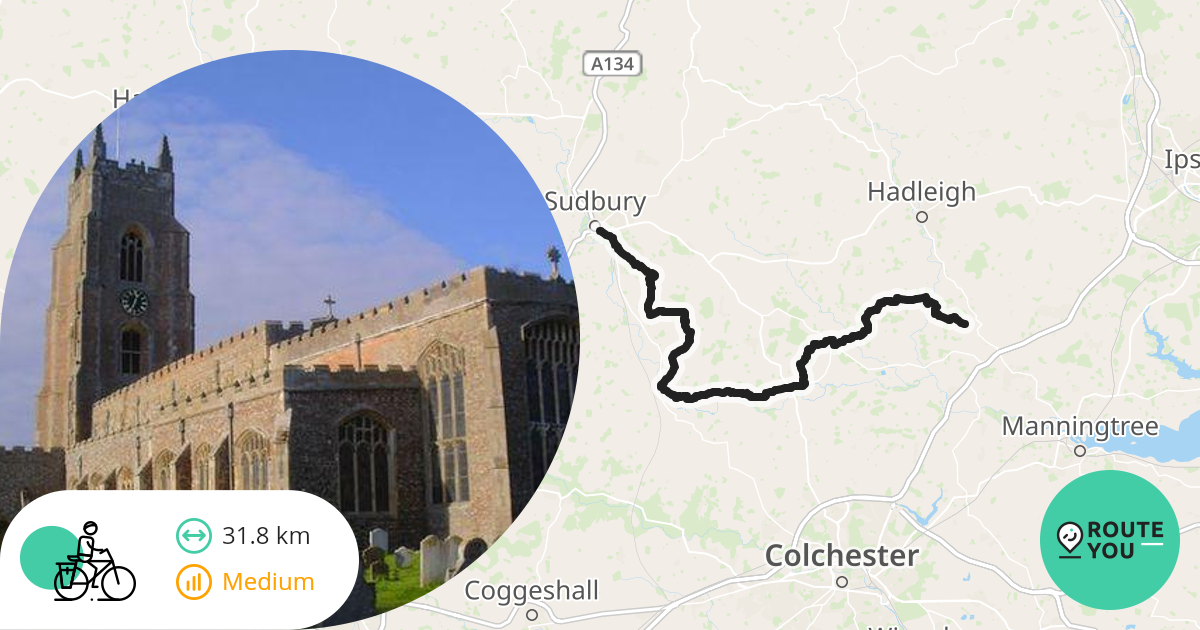 South Suffolk Cycle Route A2 (Bures Loop) - Cycle route | RouteYou