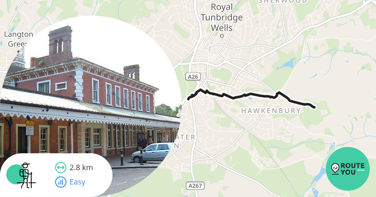 Tunbridge Wells Circular Walk (Hawkenbury Link) - Hiking route | RouteYou