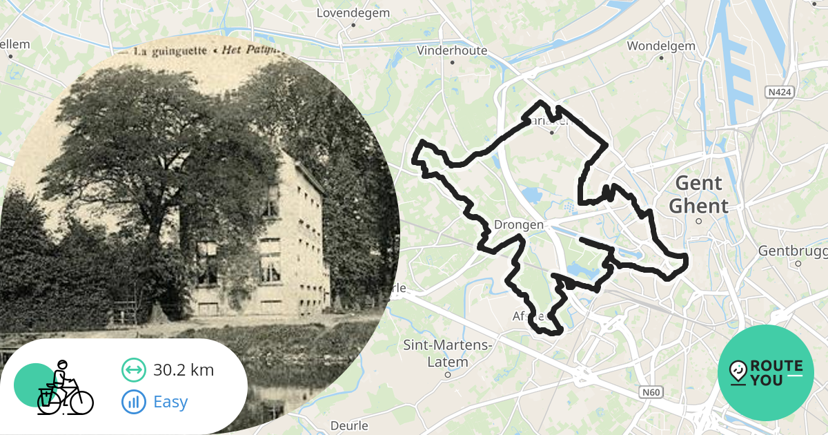 Groene Gordel Gent - Fietsroute | RouteYou