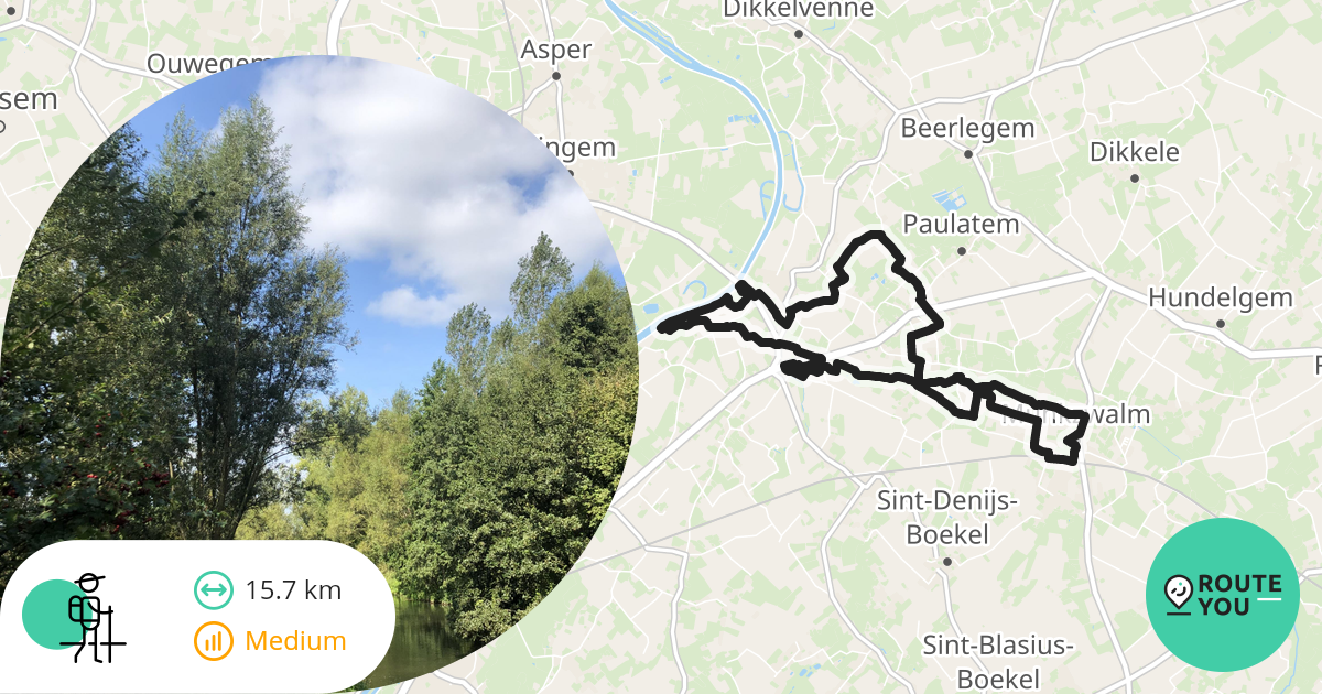 Zwalm : kronkelend langs de Zwalmbeek (via Nederzwalm) - Hikingroute ...