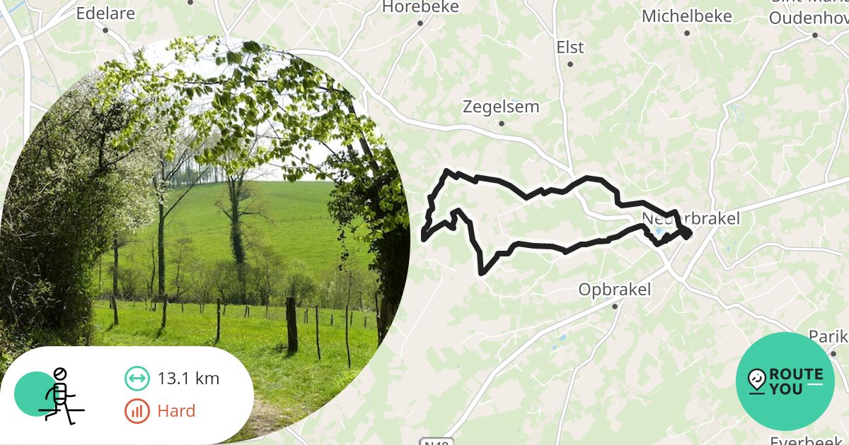 Van Brakel naar het Burreken - Recreatieve wandelroute | RouteYou