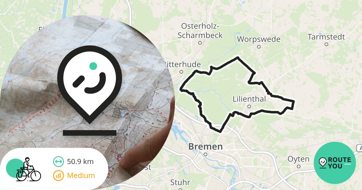 Bremen - Lilienthal - Bremen: Fietsen langs rustige wegen - Recreatieve ...