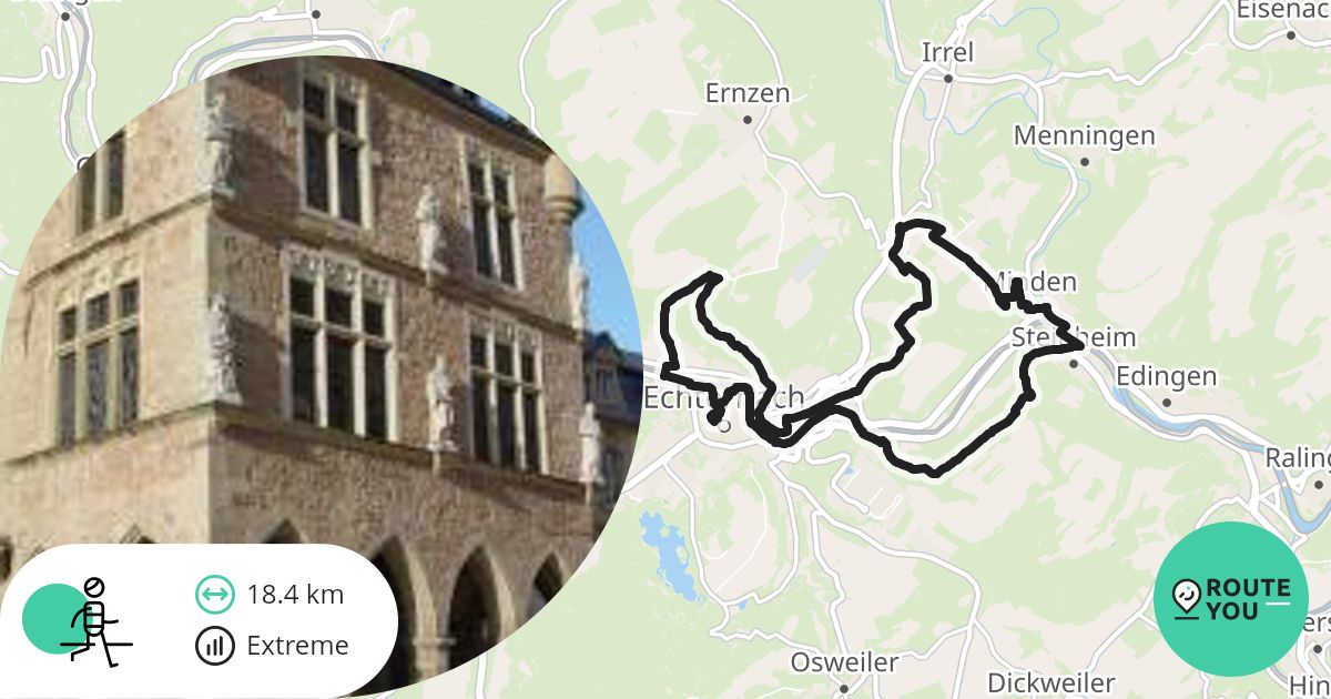 Naar Monding van Prüm in Sure - Recreatieve wandelroute | RouteYou