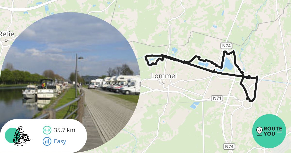 MTB Lommel Sahara - Mountainbikeroute | RouteYou