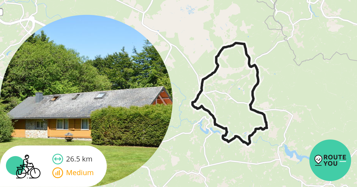 Natuurpark van de Hoge Venen met de fiets - Recreatieve fietsroute ...